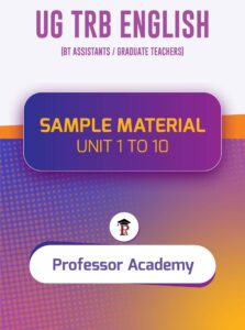 Free Study Materials | UG TRB, CSIR NET, TN SET, UGC NET