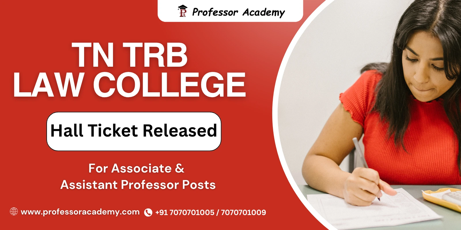 TN TRB Law College Hall Ticket 2025 Released – Download Now